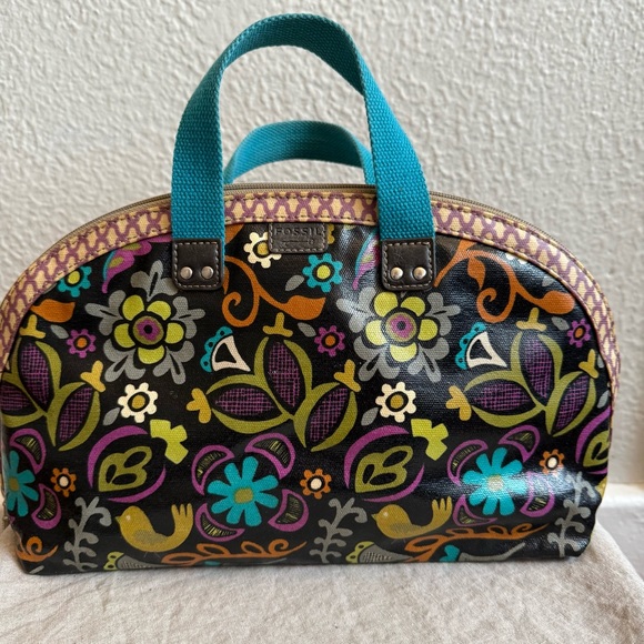 Fossil | Bags | Fossil Floral Keyper Handbag | Poshmark